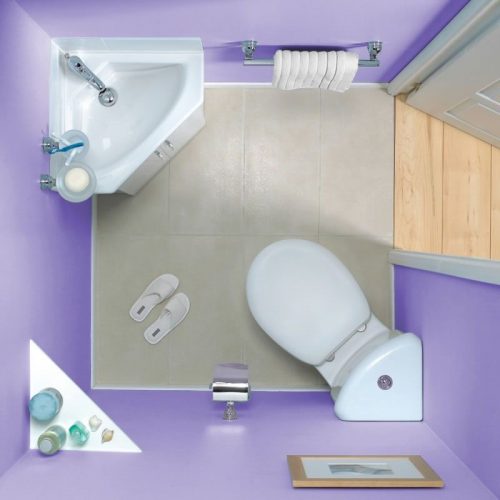 Ъглов моноблок Friendly ECO 6316 с бавно падащ капак ABS (полипропилен ...